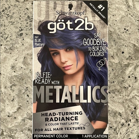 Got2B | Hair | Schwarzkopf Got2b Metallic Blue Hair Color | Poshmark